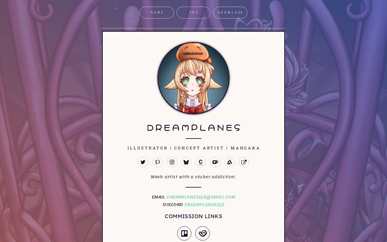 Dreamplanes Website